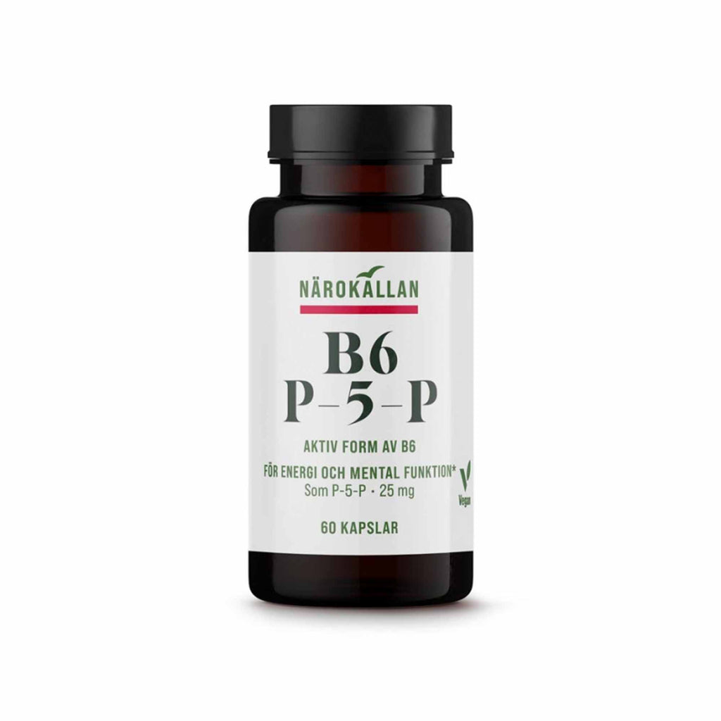 B6-Vitamin P5P 25 mg, 60 kap – Gryningen